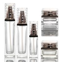 Quality Best-Selling Custom Cosmetic Packaging Bottle Round Clear Pet Cosmetic Lotion for sale