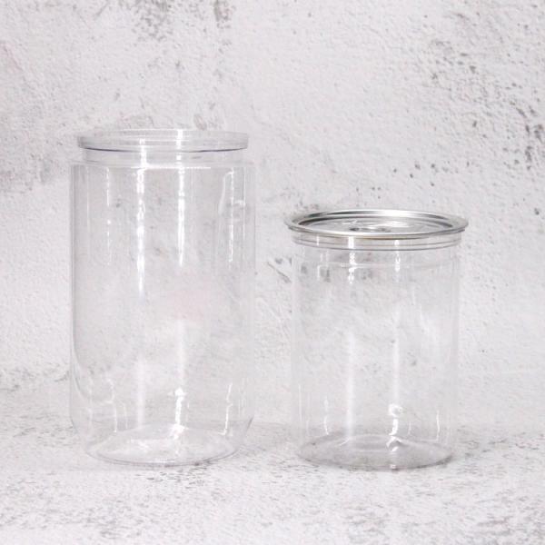 Quality 68mm 120ml 4oz 300ml Hollow Aluminum Lid for Pet Plastic Bottle Solid Aromatherapy Air Freshener Container Gel Plastic Jar for sale