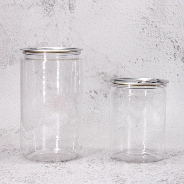Quality Clear Plastic Paint Cans Party Bucket Decorative Storage Christmas Clear Paint Can Containers with Metal Lids and Handle for sale