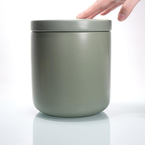 Quality Custom Stoneware Ceramic Candle Pot Terracotta Jar Candle Vessels for Home Decor for sale