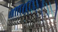 China Automatic Irregular Bottle Functional Beverage Filling Machine with Servo Diving Filling and Tracking Capping System for sale