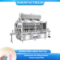 Quality High Viscosity Disinfectant Gel Filling Line Anti Stringing Bubble Free for sale