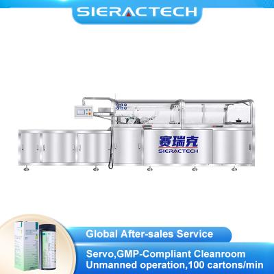 China Urinalysis IVD Test Strip Pharmaceutical Cartoner Multi Component Diagnostic Packaging Line for sale