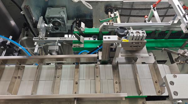 Quality Automatic Drink Solvent Cartoning Machine with Quick Changeover and High-Speed for sale