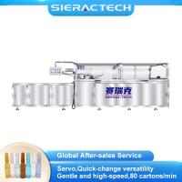 Quality Stainless Steel Cosmetics Cartoner Automated Skincare Ampoule & Tube Cartoning for sale
