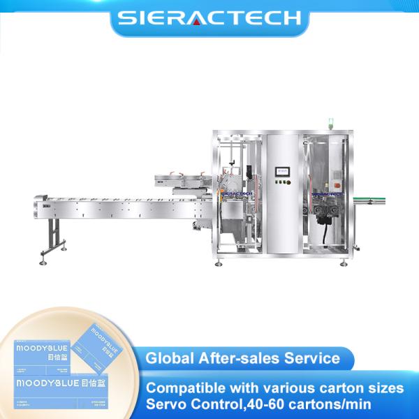 Quality Automatic Contact Lens Cartoning Machine with UDI Labeling, Vision Inspection and Sealing Label System for sale