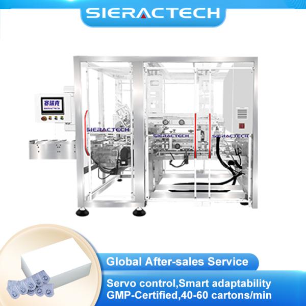 Quality Automatic Contact Lens Cartoning Machine with UDI Labeling, Vision Inspection and Servo-Controlled Cartoning for sale
