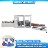 Quality Automatic Ice Cream Cartoning Machine with High-Speed Rotary Erecting and Zero for sale