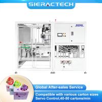 Quality Automatic Candy Bag Cartoning Machine with Multi-Lane Feeding and Servo for sale