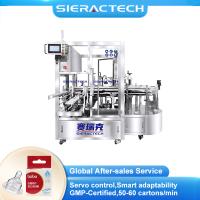 China Automatic Pacifier Cartoning Machine with Servo Soft-Pushing and UDI Vision Inspection System for sale