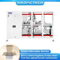 Quality Automatic Glue Cartoning Machine with Dual Robotic Loading and Crash-Lock Carton for sale