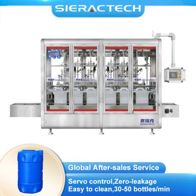 China Automatic Fertilizer Filling Machine with 6-Head Net Weight Dosing and Anti-Foaming Diving Nozzle System for sale