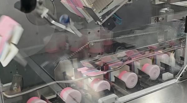 Quality Automatic Skin Cream Cartoning Machine with Servo Feeding and Leaflet Insertion for sale