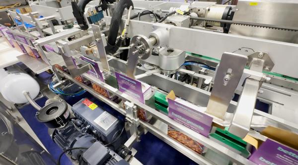 Quality Automatic Pasta Vertical Cartoning Machine with Servo Feeding and Continuous for sale