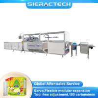 China Automatic Rice Flour Sachet Horizontal Cartoning Machine with Continuous Servo Feeding System for sale