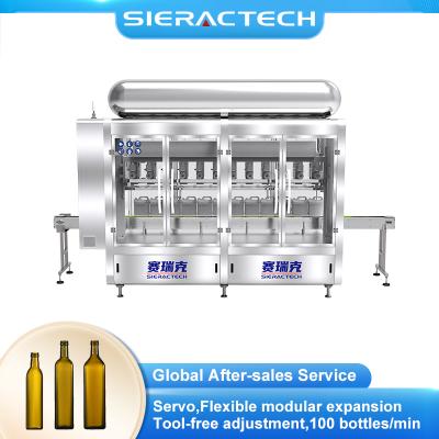 China Automatic High-Speed Oil Filling Machine with Net Weight Control and Anti-Foaming Filling Technology for sale