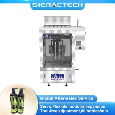 China Automatic Shampoo Filling Machine with Servo Piston Control and Anti-Foaming Liquid Filling System for sale