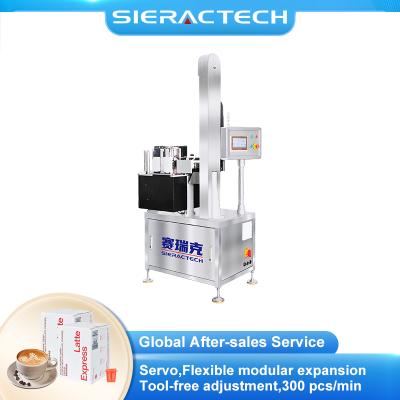 China Automatic Small Carton Labeling Machine with High-Precision Servo Labeling and Vision Inspection System for sale