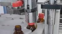 China Automatic Amber Glass Bottle Capping Machine with Servo Torque Control and High-Speed Bottle Packaging System for sale