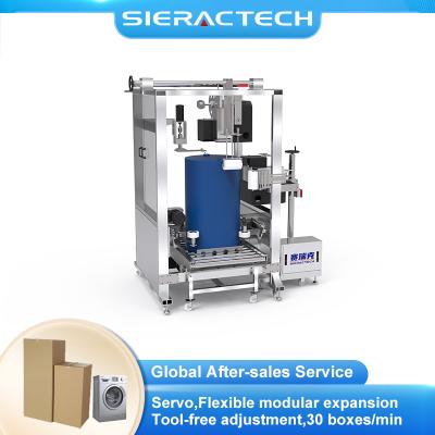 China Automatic Washing Machine Corrugated Box Labeling Machine with Intelligent Positioning and High-Speed Labeling System for sale