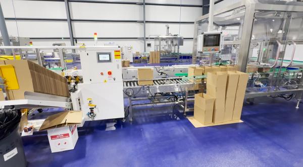 Quality Macaroni Boxes Automatic Case Erector Machine High Speed for sale