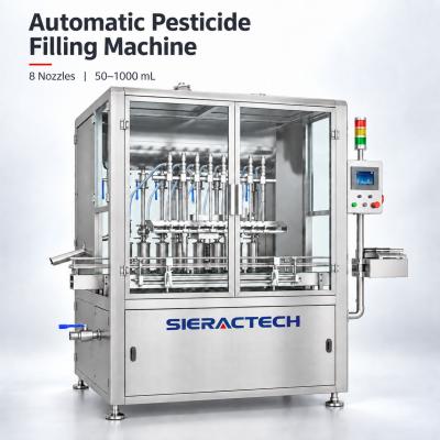 China Automatic Pesticide Filling Machine for 50–1000 mL Bottles for sale