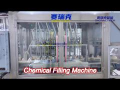 automatic flammable & viscous liquid filling machine home care cosmetics filling line