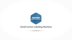 Automatic Small Carton Labeling Machine with Vision Inspection System