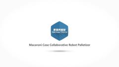 Automatic Collaborative Robot Palletizing System for Boxed Macaroni and Pasta Cases