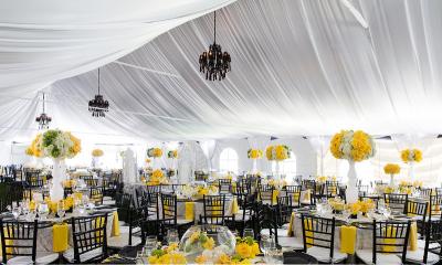 China Clear Span For 500 people Hiqh Quality Large outdoor Wedding Party Tent Glass Door For Sale with Factory Price for sale