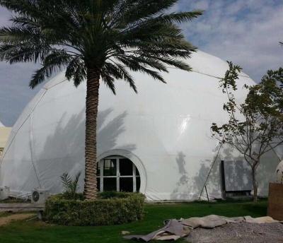 China White Cover Large Half Sphere Trade Show Tent Wind Resistant Canopy Rainproof for sale