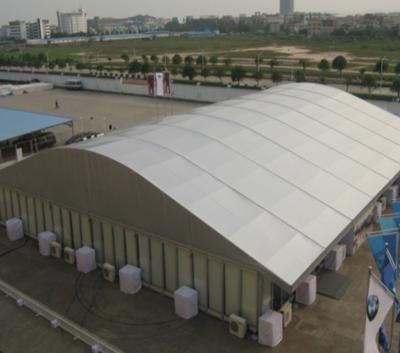 China Outdoor Event Tent Big Trade Show Tent Exhibition Curve Outdoor Marquee Tent For Sale for sale