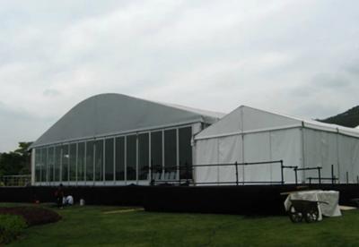 China Popular Steel Frame Extra Large Curve Removable Airplane Aircraft Hangar Sport Shelter Tent for sale