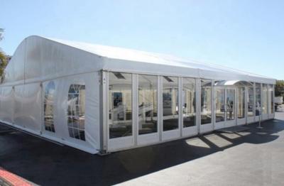 China Factory In Guangzhou China Aluminum Tennis Curved Roof Marquee Tent In Aluminium Structure for sale