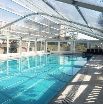 China Air Conditioned Event 	Curved Tent For Swimming Pool Sunproof Waterproof Outside Canopy Tent for sale