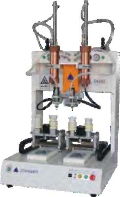 China Six-axis dual-platform rotary dispensing machine High-Speed Intelligent Dispensing System for sale