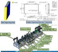 Quality Automatic Double-Sided Glue Spraying and Inspection Line for Battery Cells for sale