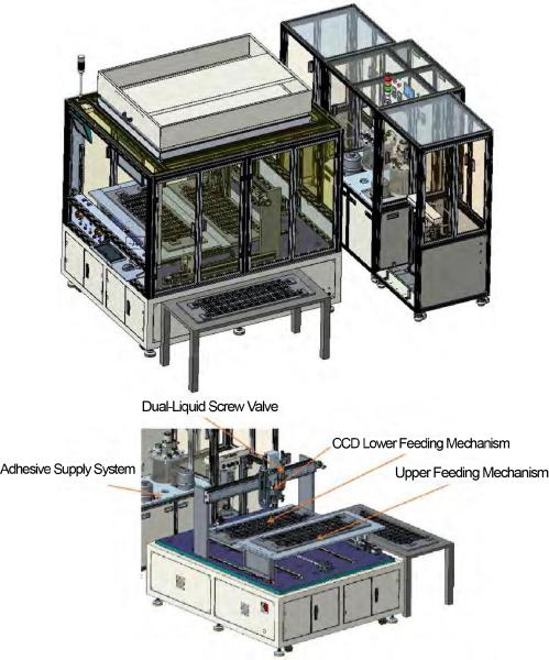 Quality Two-component Glue Coating Equipment for Cold-Coated Steel Plates two component glue coating machine  cold coated steel plate adhesive coating equipment for sale