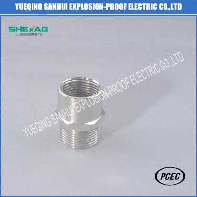 China SHBDM-20 ATEX stainless steel/ brass nickel planted hex head adopter/adapter---enlarger and reducer M,PG,G,NPT for sale