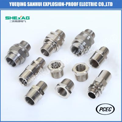 China Explosion-proof metal union fitting,enalrger and reducer IP66 for sale