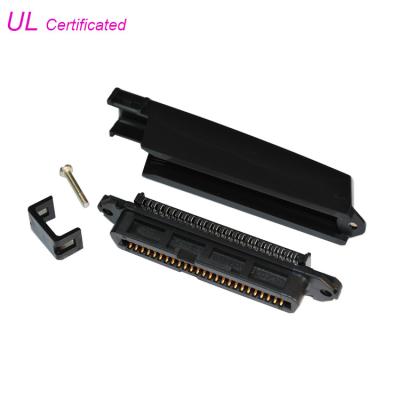China Centronic fêmea 50 64 conector das maneiras IDC RJ21 Tyco com tampa plástica à venda