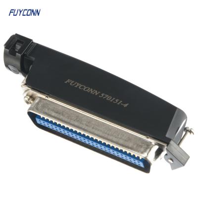 Cina Tipo maschio centronics della spina di IDC del connettore 50pin 64pin con il cappuccio del metallo in vendita