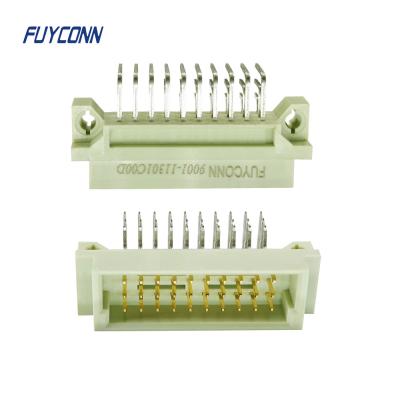 中国 3Rows R/A 41612のコネクターの男性90度直角PCB Eurocard 販売のため