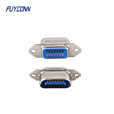 China Lötmittel 14pin Centronic-Verbindungsstück-männliche Art 57 Neigung der Reihen-2.16mm zu verkaufen