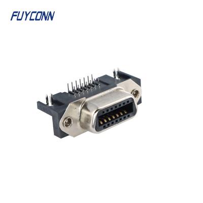Cina Connettore femminile ad angolo retto centronics 50pin 36pin 24pin 14pin di basso profilo del PWB in vendita
