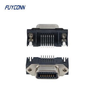China Centronics-rechtwinkliges weibliches flaches Verbindungsstück 50pin 36pin 24pin 14pin PWBs zu verkaufen