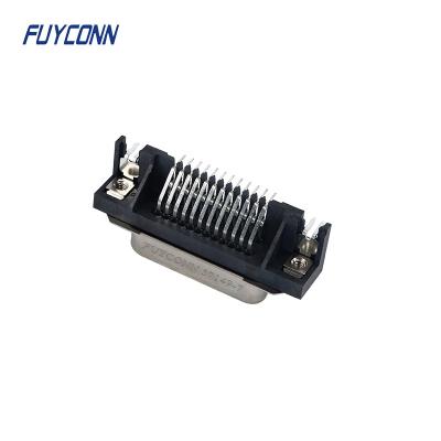 Cina 50 36 24 14 PWB ad angolo retto femminili del bordo del lavandino del connettore di modo DDK centronics in vendita