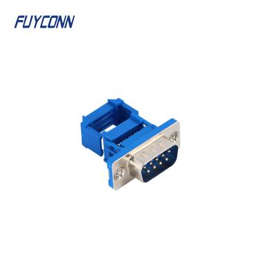 Cina Connettore a nastro di piegatura del cavo IDC, connettore del nastro D-SUB del maschio 9pin in vendita
