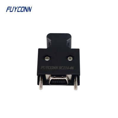 Cina 14 connettore dell'ingresso/uscita del nastro del connettore di cavo di Pin Solder Type SCSI mini D MDR in vendita