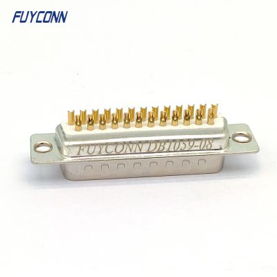 China Conector masculino 9 do DB do Pin da máquina do copo da solda posição 15 25 37 com contatos redondos à venda